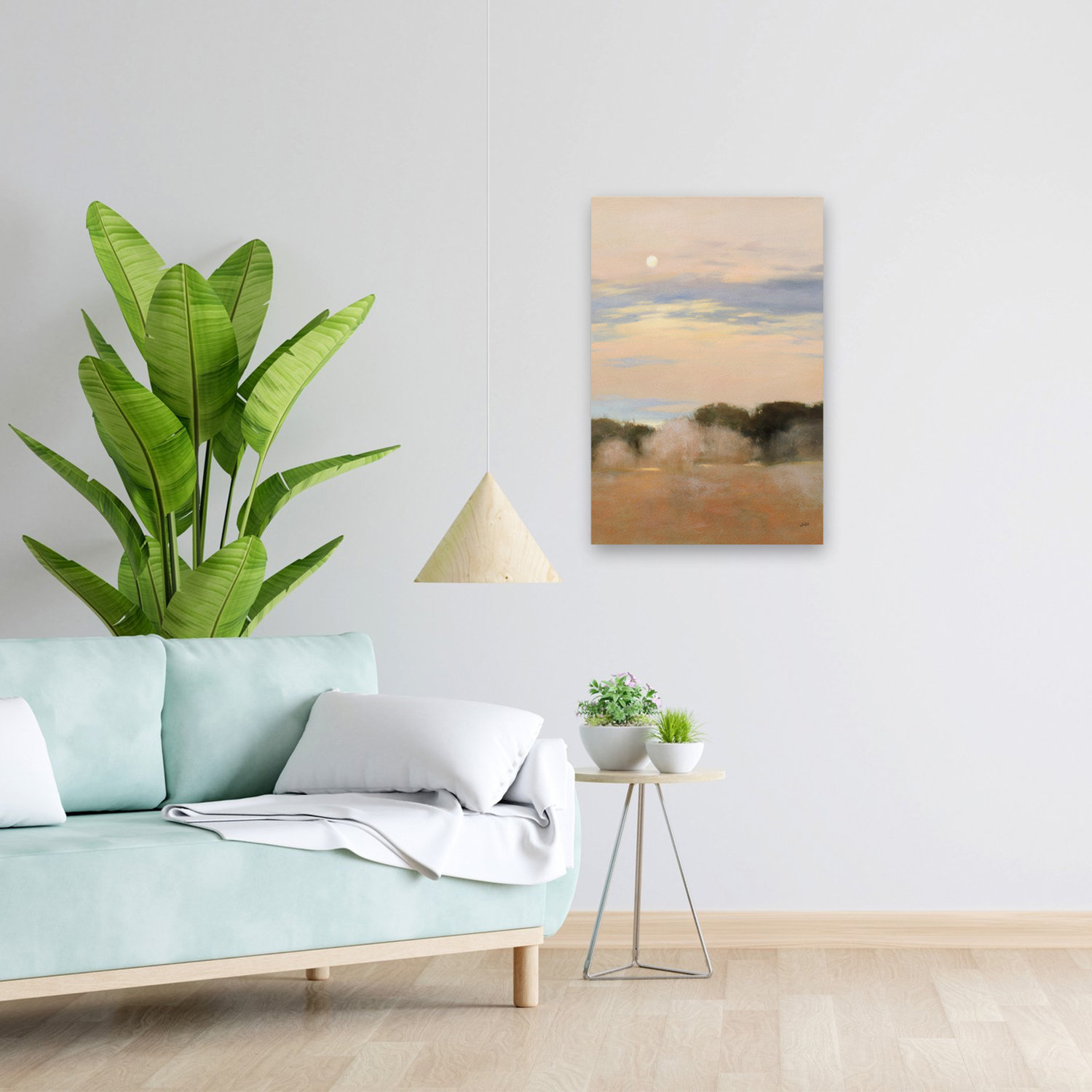 Red Barrel Studio® Blue And Brown Sienna Fields I Art | Wayfair