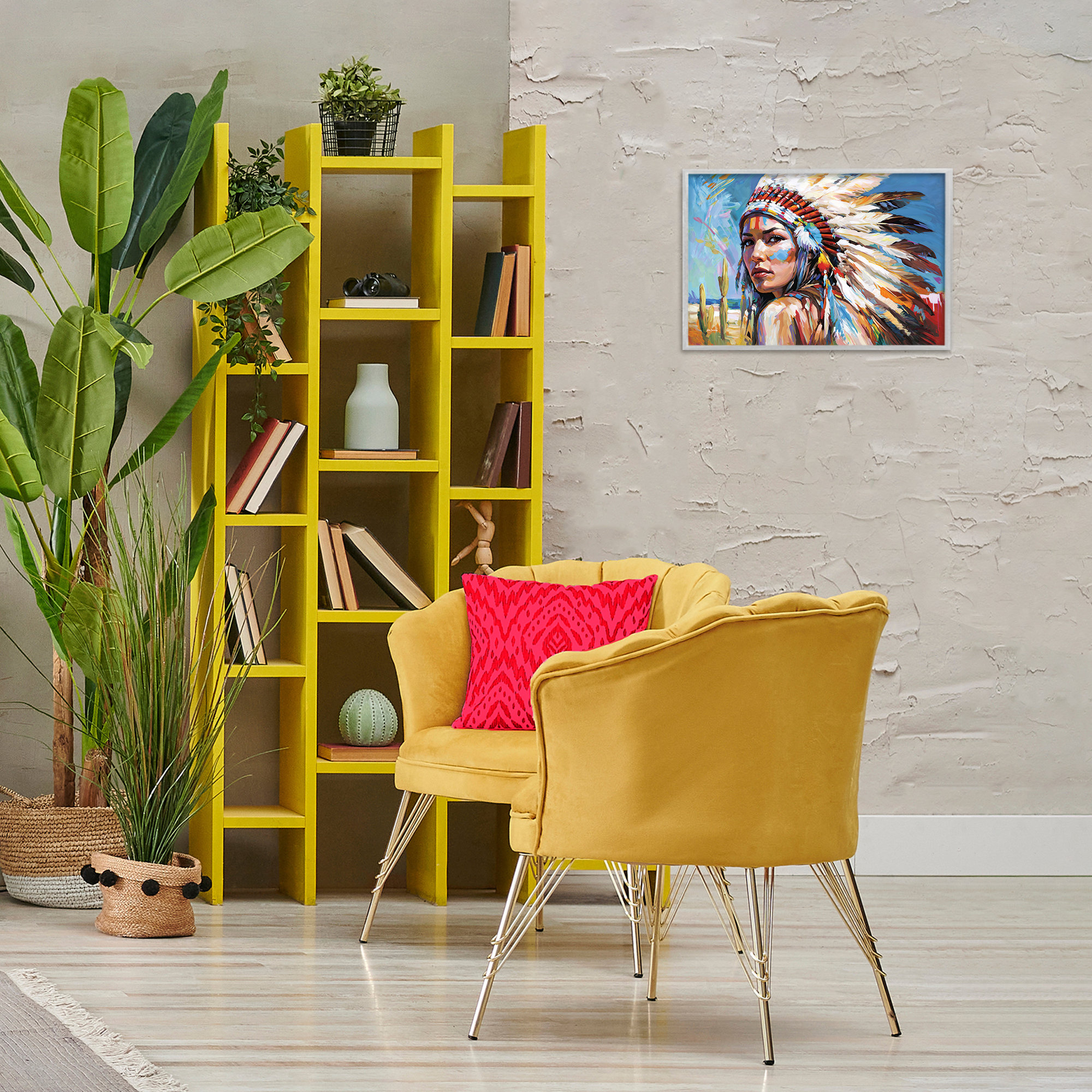 Dakota Fields Native American Woman Portrait Giclee Art by Leon ...