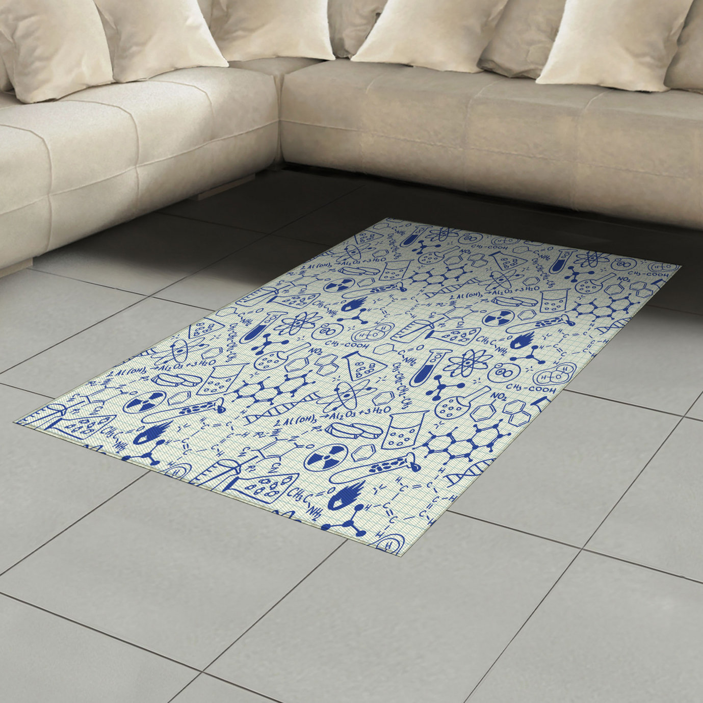 East Urban Home Cartoon High Density Long Fiber Poly Threads Decorative ...