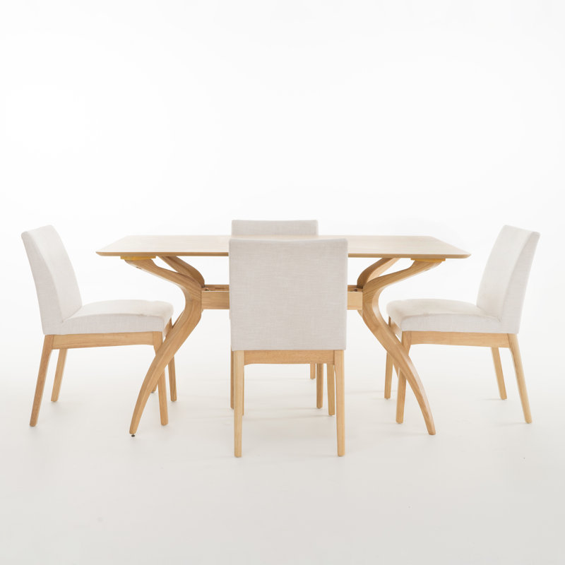 George Oliver Dashone 5 - Piece Dining Set & Reviews | Wayfair