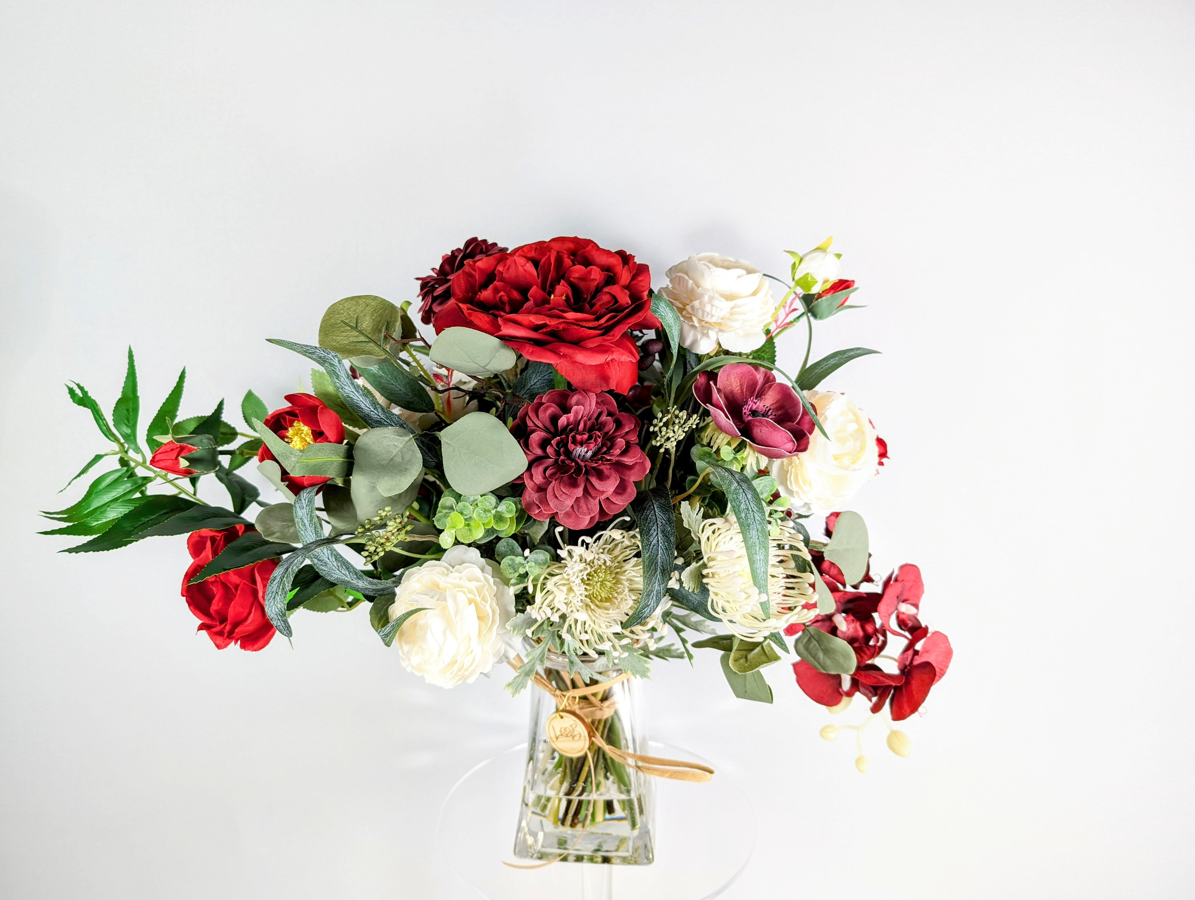 LoveBloomz Flower Studio Red Rose Mixed Arrangement in Vase - Wayfair Canada