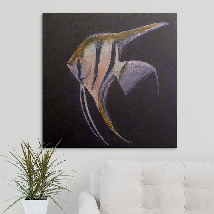 Bay Isle Home™ Wireman Angelfish' by Michael Creese Painting Print ...
