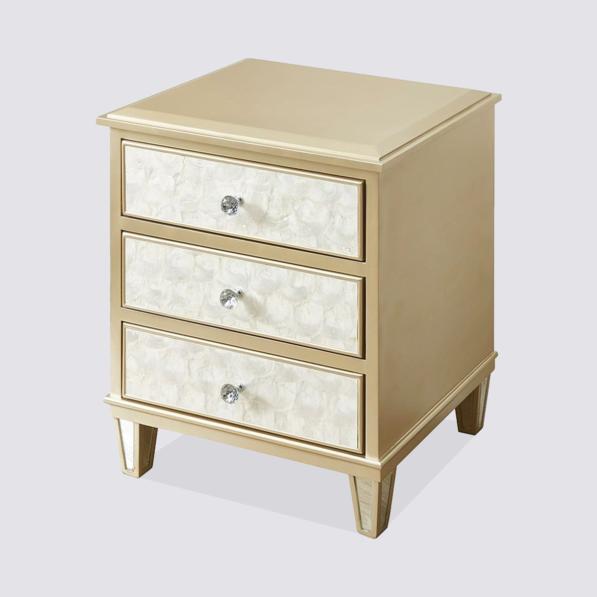 STONE DRAGON TILE ARTS LLC American-Style Shell Light Luxury Bedside ...