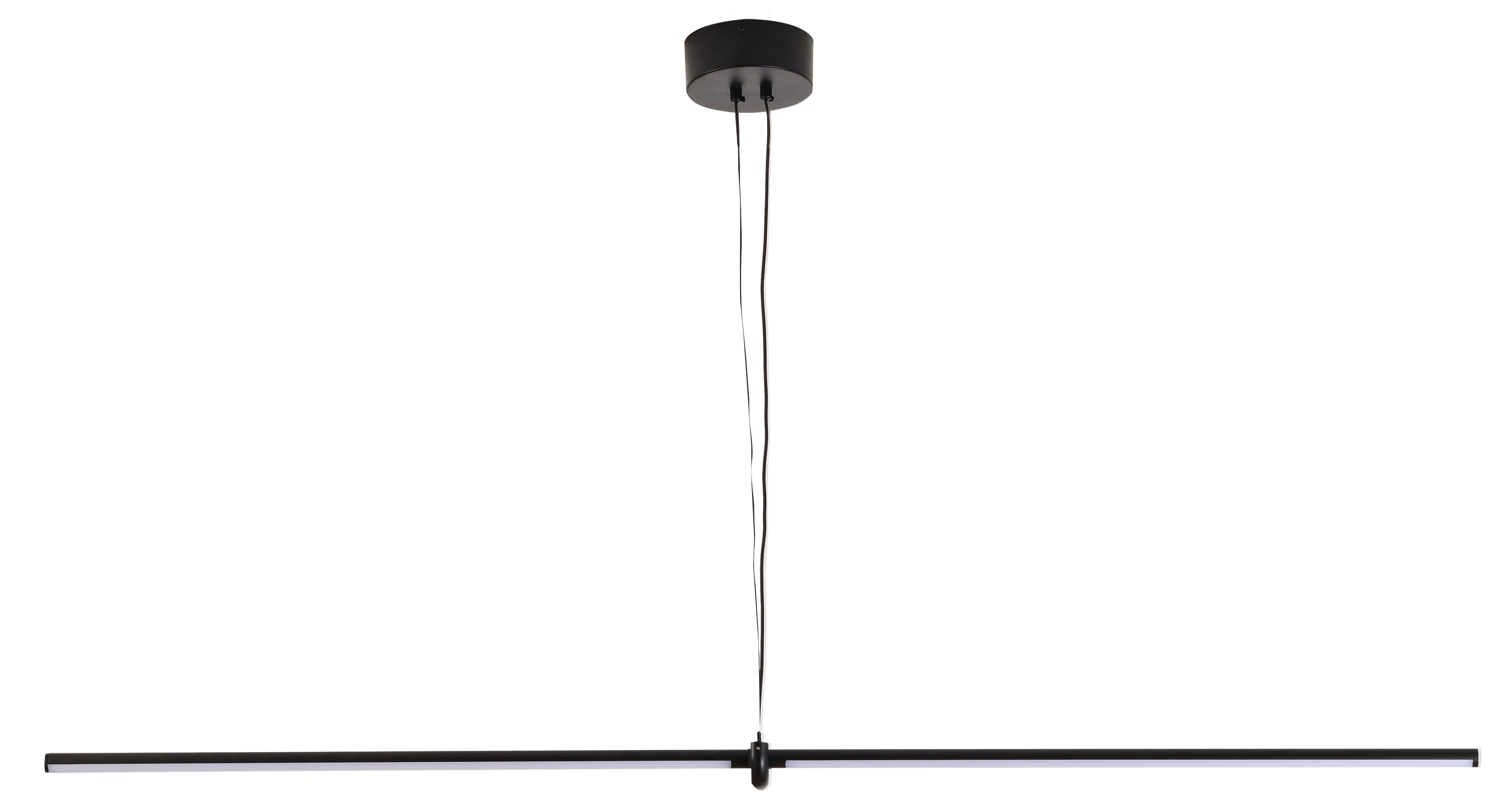 Orren Ellis Konnar This Unique LED Chandelier Is In A Black Finish. The ...