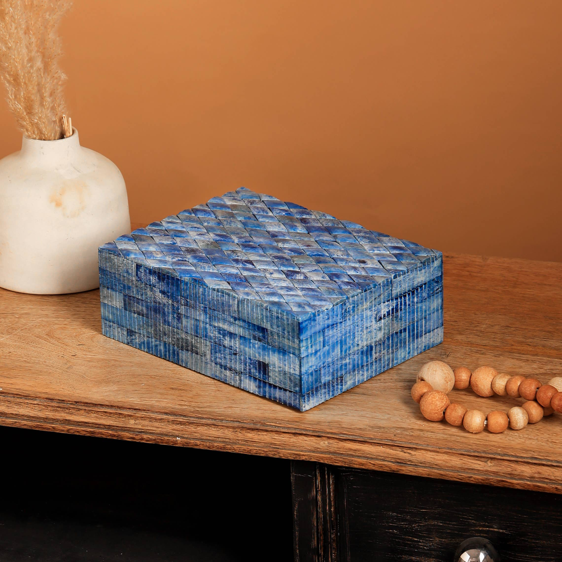 Dakota Fields Expobazaar Carli Handmade Ribbed Carved Bone Decorative ...