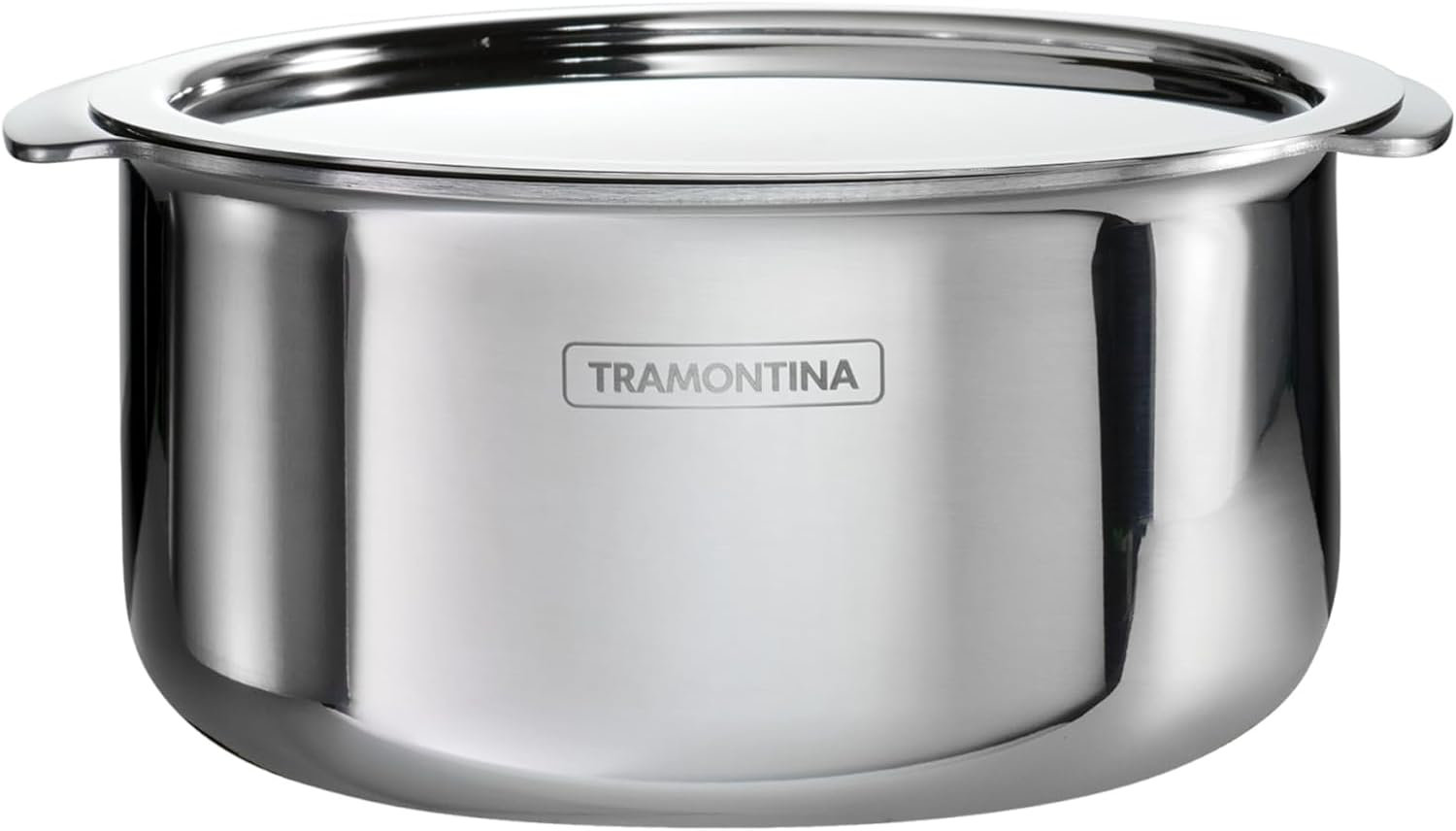 Tramontina Utsava Tri-Ply Clad Stainless Steel Tope with Lid, Patila ...