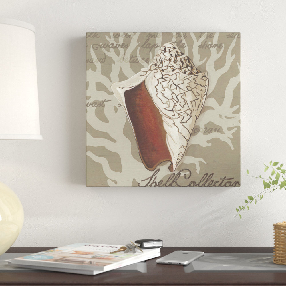 East Urban Home Seaside Sonnet IV by June Erica Vess - Painting Print ...