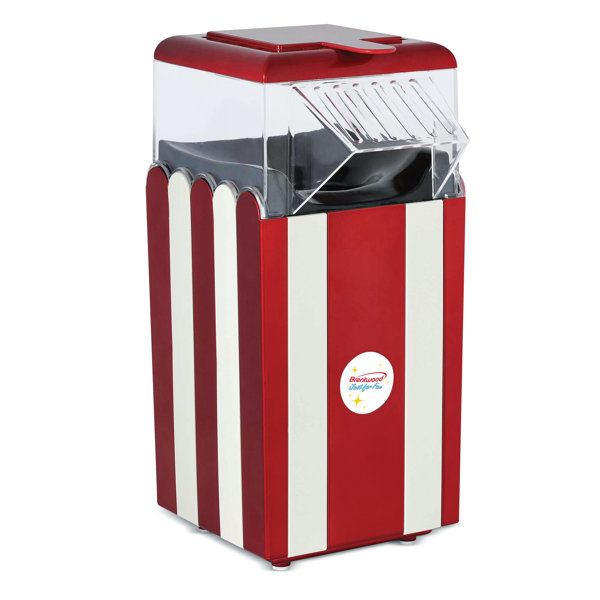 Brentwood 64 Oz. Hot Air Popcorn Popper, Popcorn Machine Stand / Cart ...