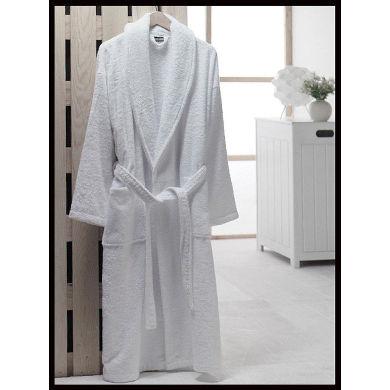 Eider & Ivory™ Luxury Shawl Collar Terry Robe | Wayfair