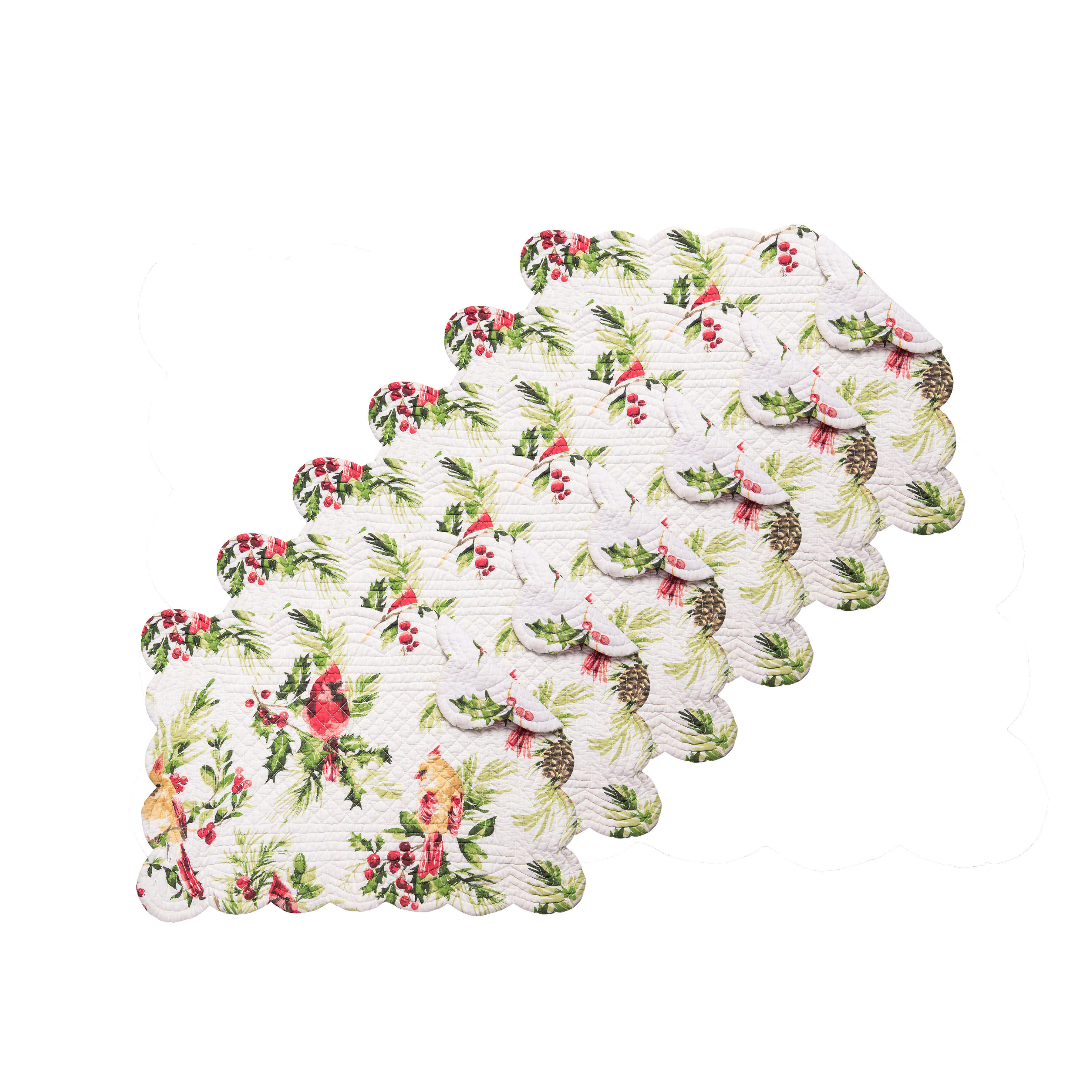 Darby Home Co Ruby Cardinal Placemat S/6 | Wayfair