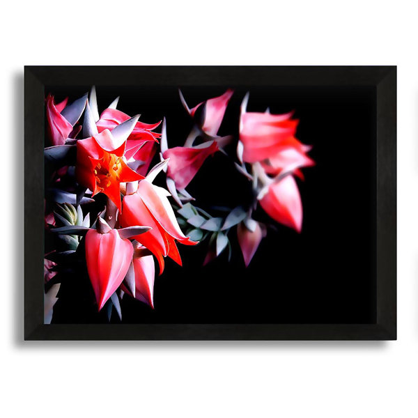 Ebern Designs Red Spikes - Print | Wayfair.co.uk