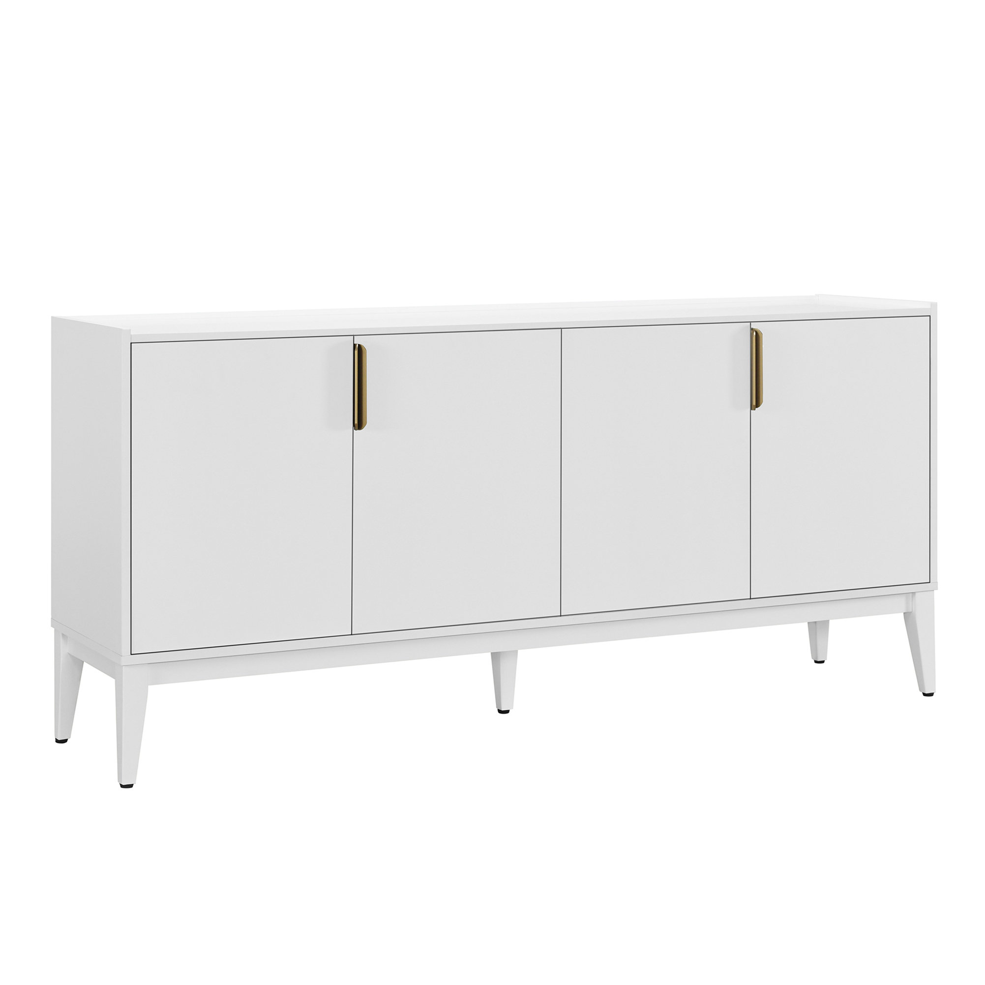 Mercer41 Areej Storage Cabinet Sideboard Cabinet With 4 Doors For ...