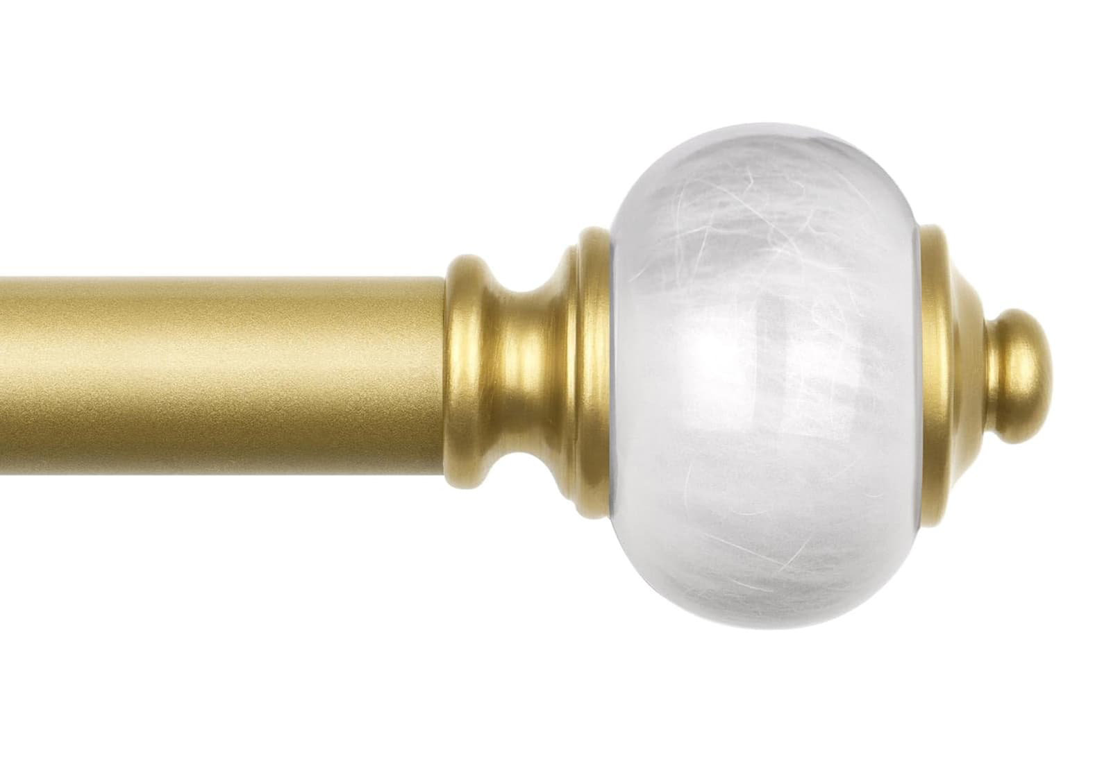 FULOFY Decorative Drapery Rods, 1 Inch Diameter for Windows, Featuring ...