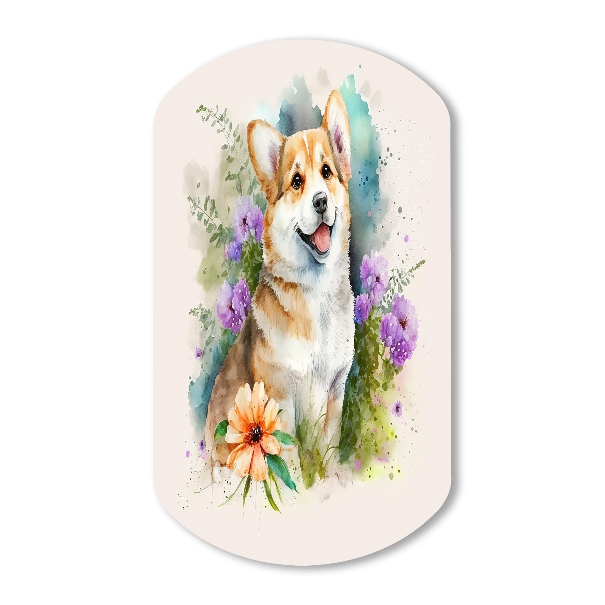 Lark Manor™ Cute Little Corgi Dog - Animals Mafia Cylinder Shape ...