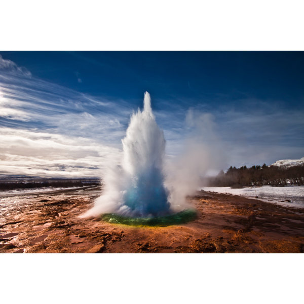 Union Rustic Strokkur Geyser, Iceland by Jesselindemann - Wrapped ...