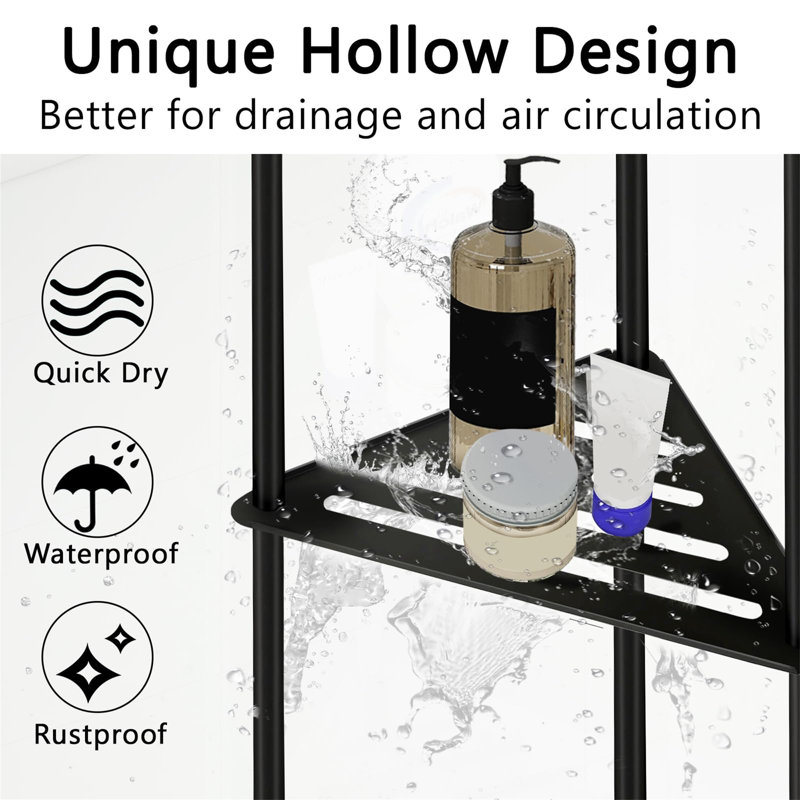 Rebrilliant Standing Shower Caddy Corner | Wayfair