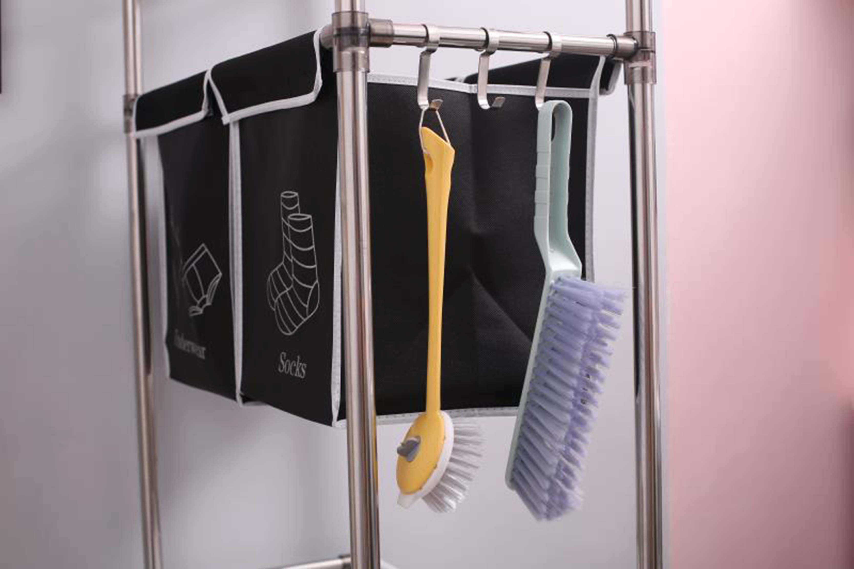 Rebrilliant Laundry Hamper 3 Tier Laundry Sorter With 4 Removable Bags ...