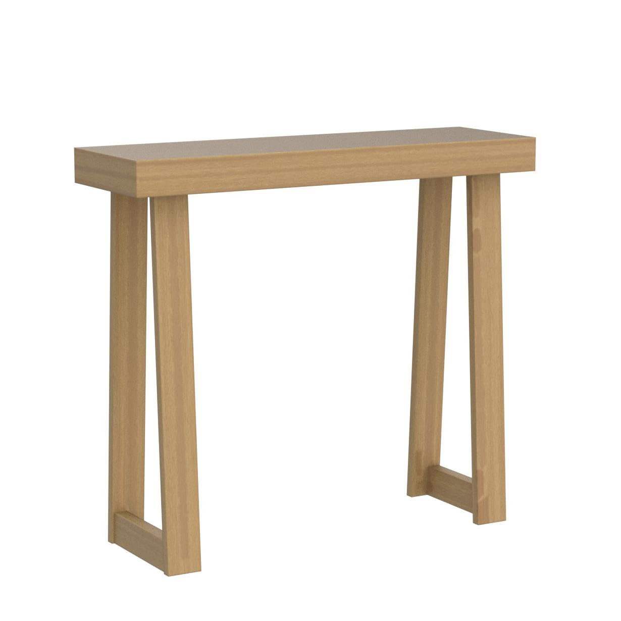 Hokku Designs Plank+Beam Solid Wood Console Table, 36 Inch, Sofa Table ...