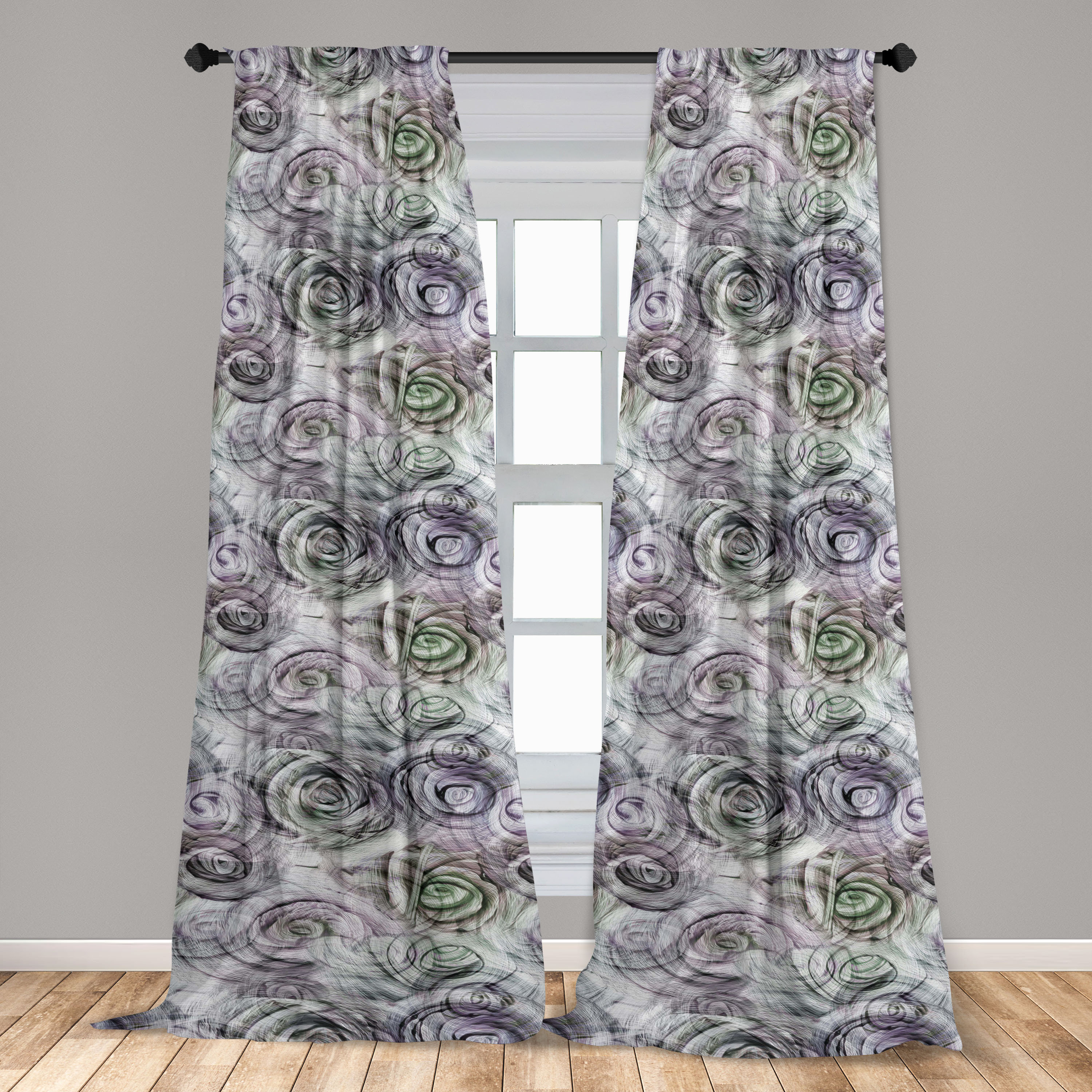East Urban Home Dalgard Polyester Semi-Sheer Curtain Pair | Wayfair