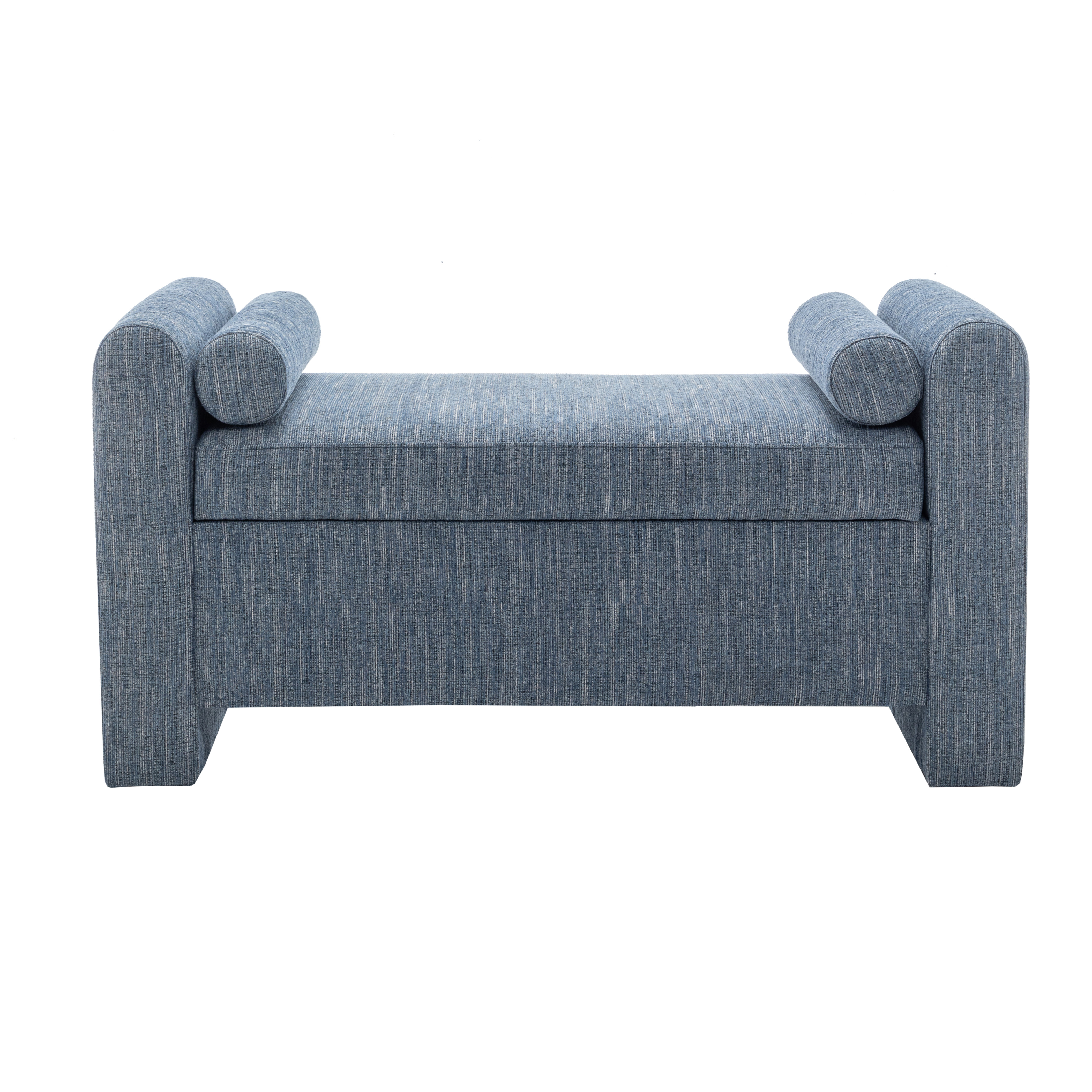 Hokku Designs Lataja Polyester Upholstered Storage Bench | Wayfair