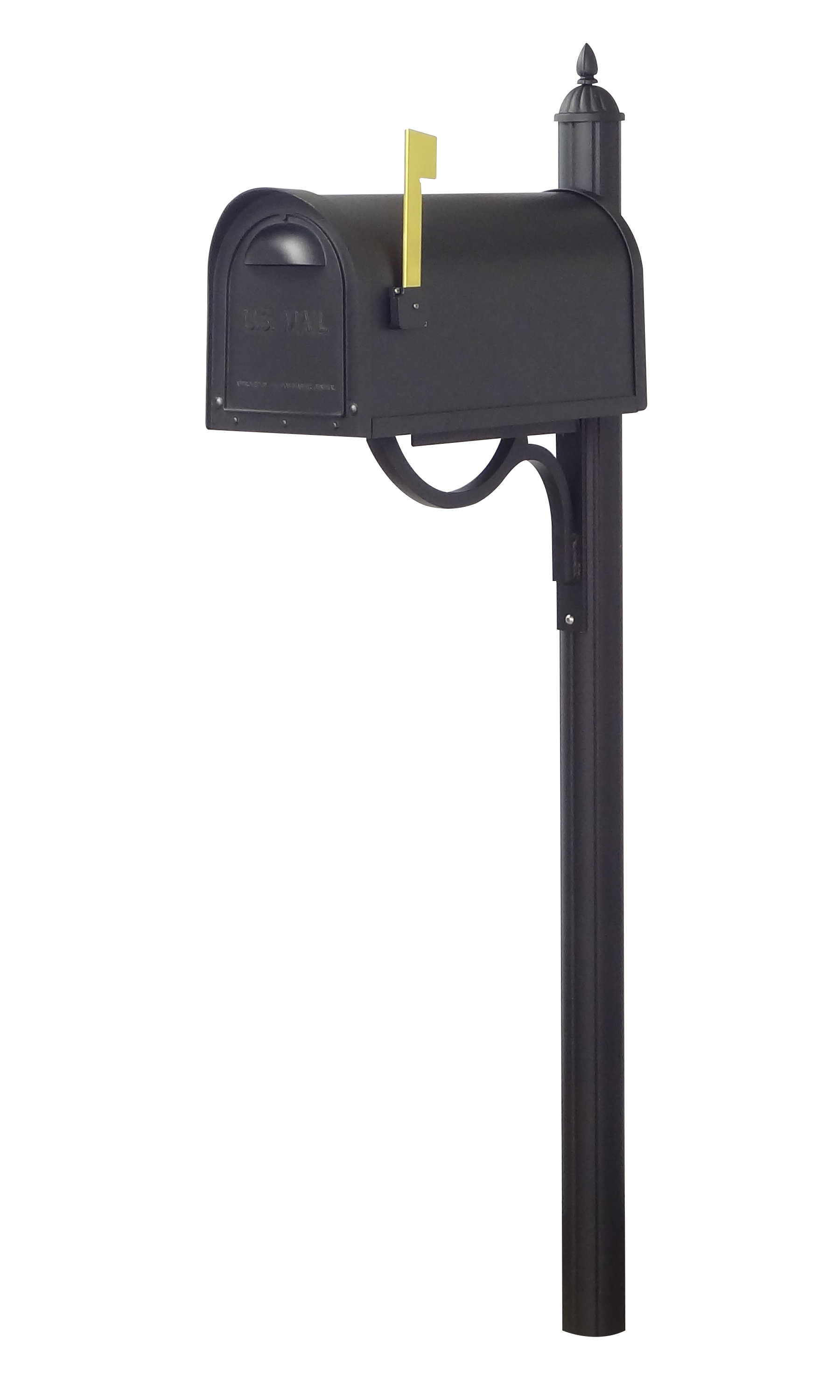 Special Lite Products Classic Curbside Locking Mailbox with Post ...