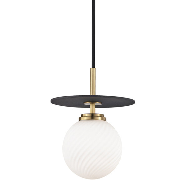 Mitzi Ellis 1 - Light Single Globe Pendant - Wayfair Canada