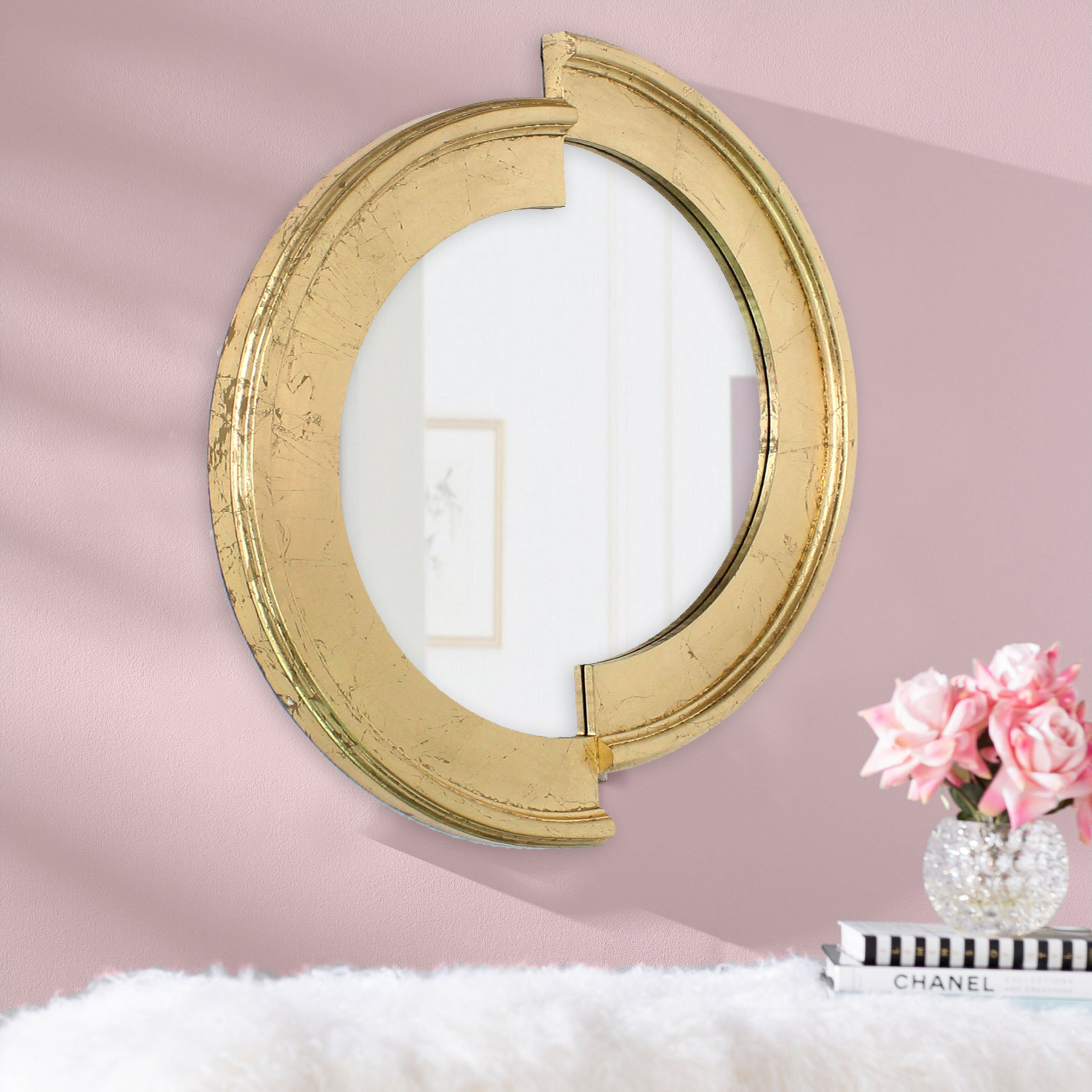 Brayden Studio® Shrader Stylish Dressing Accent Mirror | Wayfair