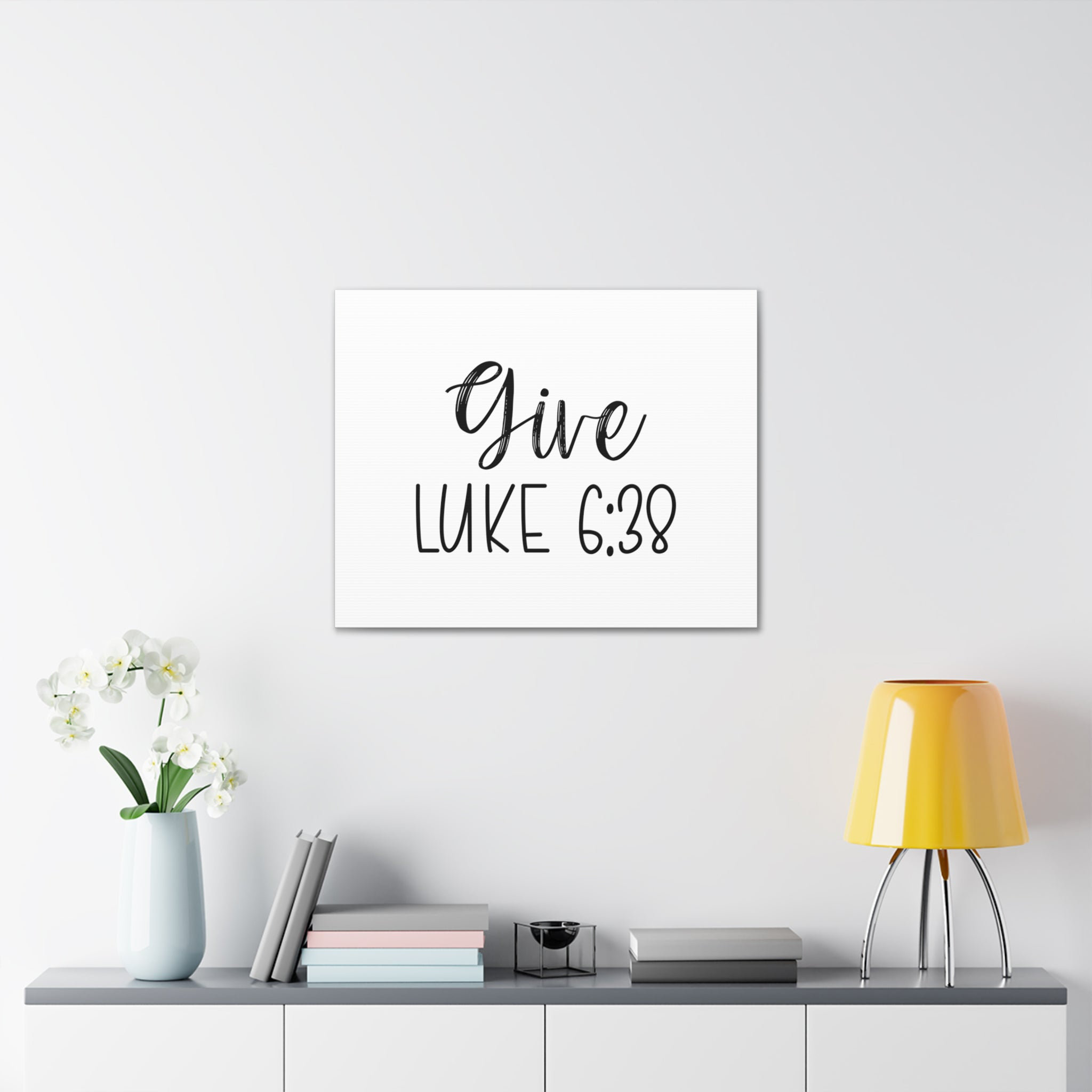 Trinx Luke 6:38 Give Bible Verse Canvas Christian Wall Art - Wayfair Canada
