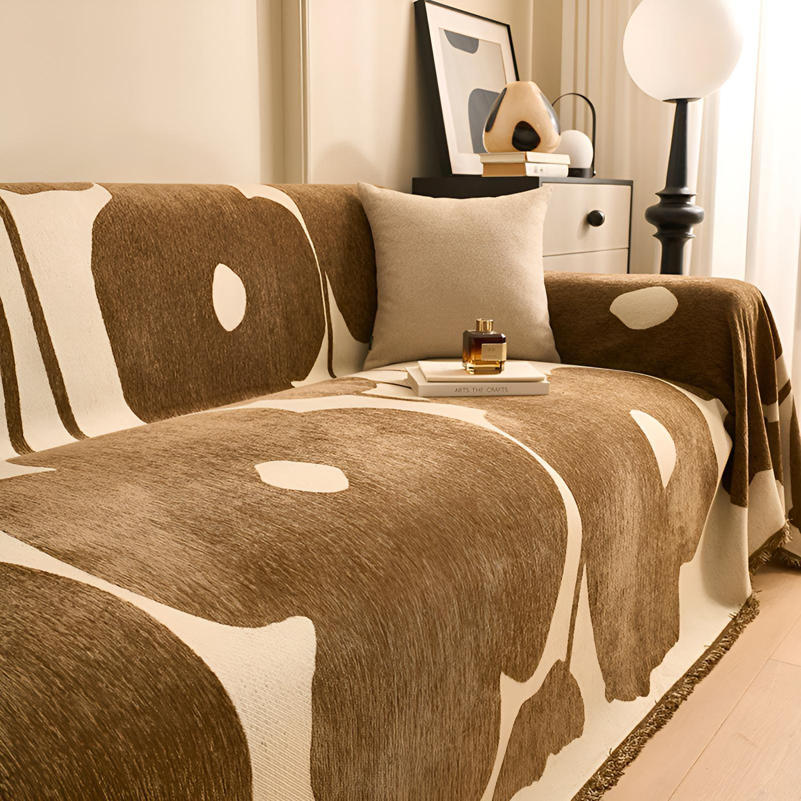 ACHERNAR LLC One-Piece Full Wrap Sofa Cloth, Stain-Resistant And Anti ...