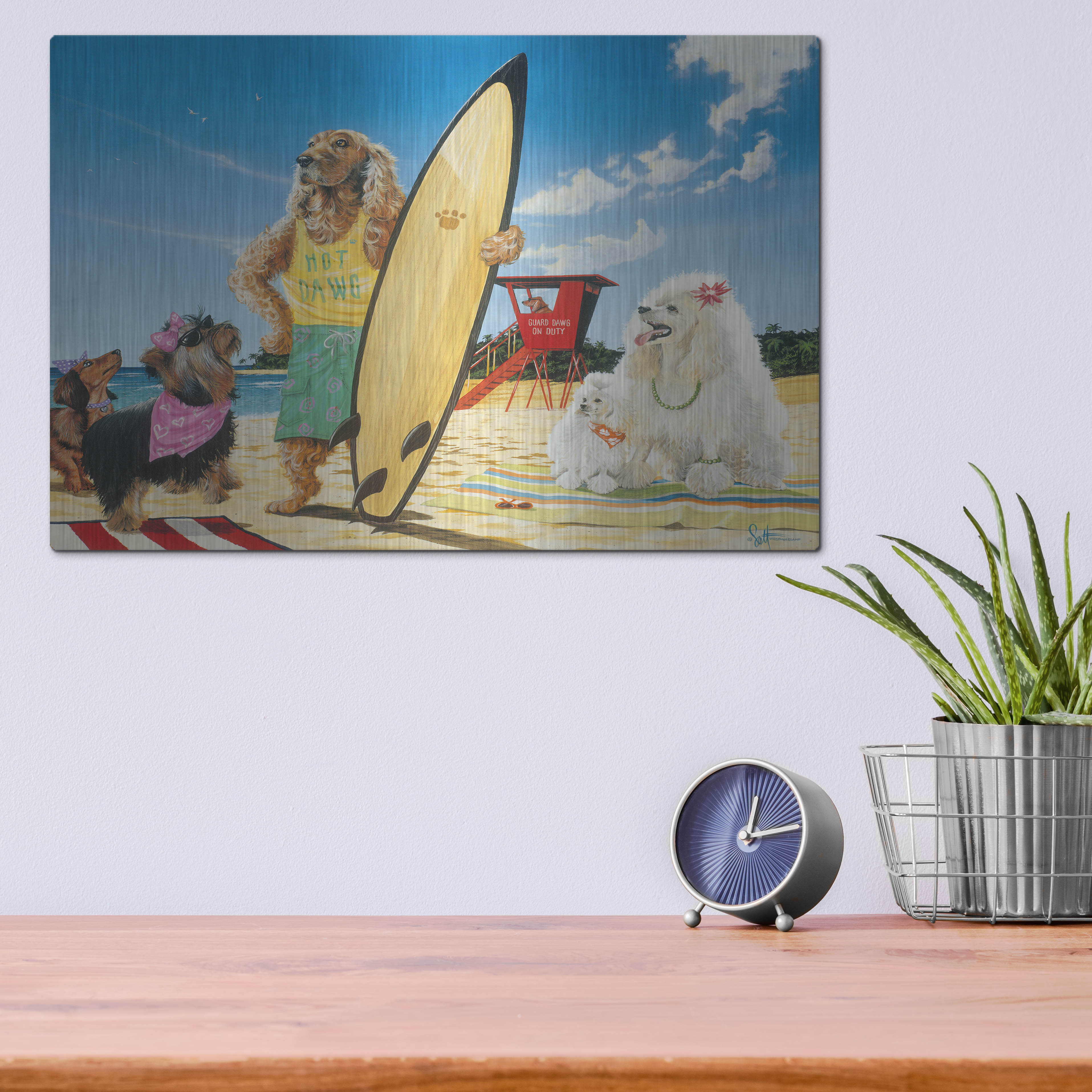 Red Barrel Studio® 'Hot Dawg' by Scott Westmoreland Metal Wall Art ...