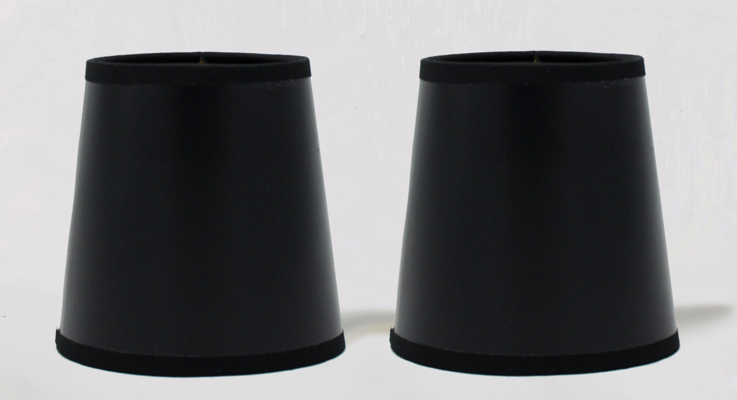 Mercer41 4" H Paper Empire Candelabra Shade ( Clip On ) | Wayfair