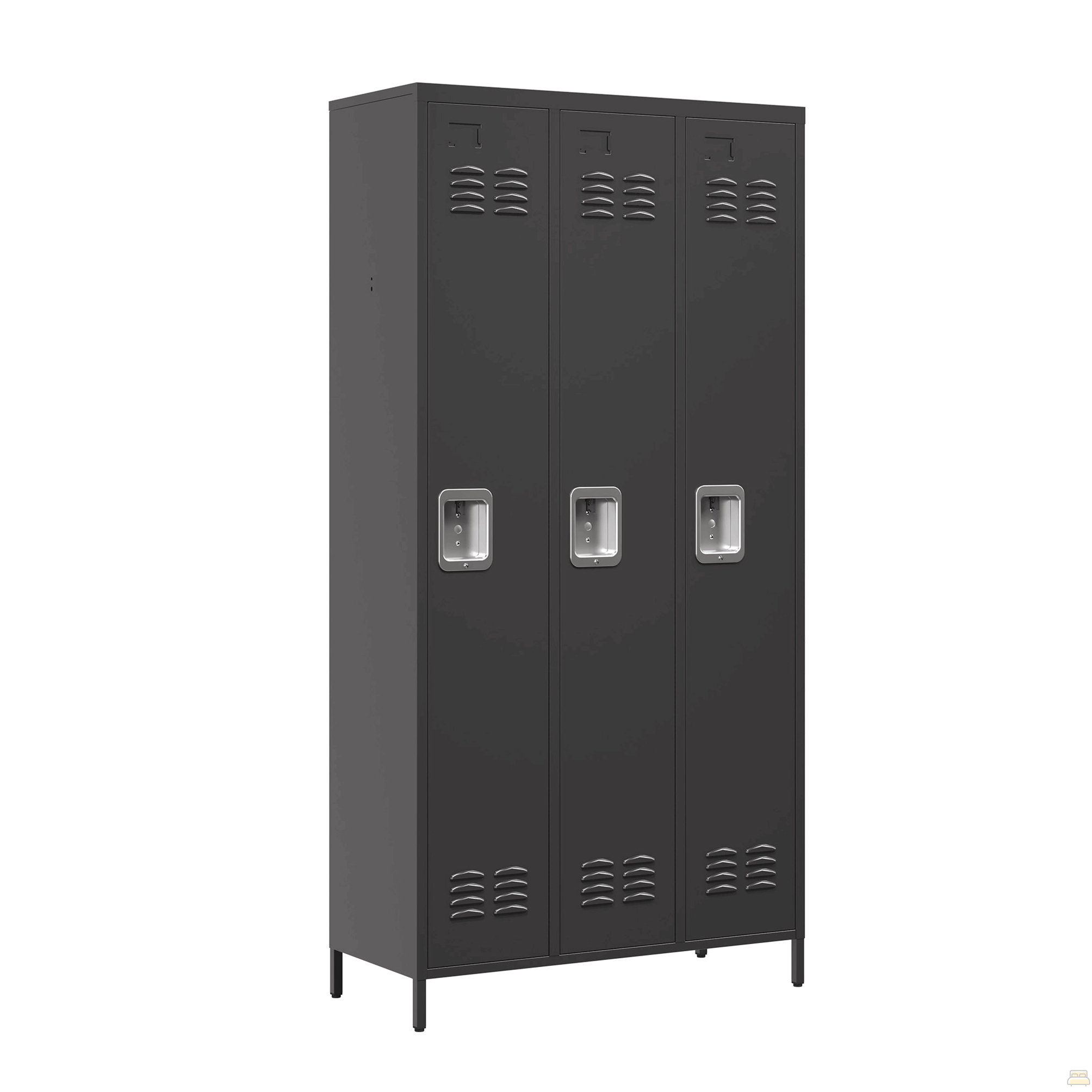 George Oliver 3 Door 72"H Metal Lockers With Lock,Storage Locker ...