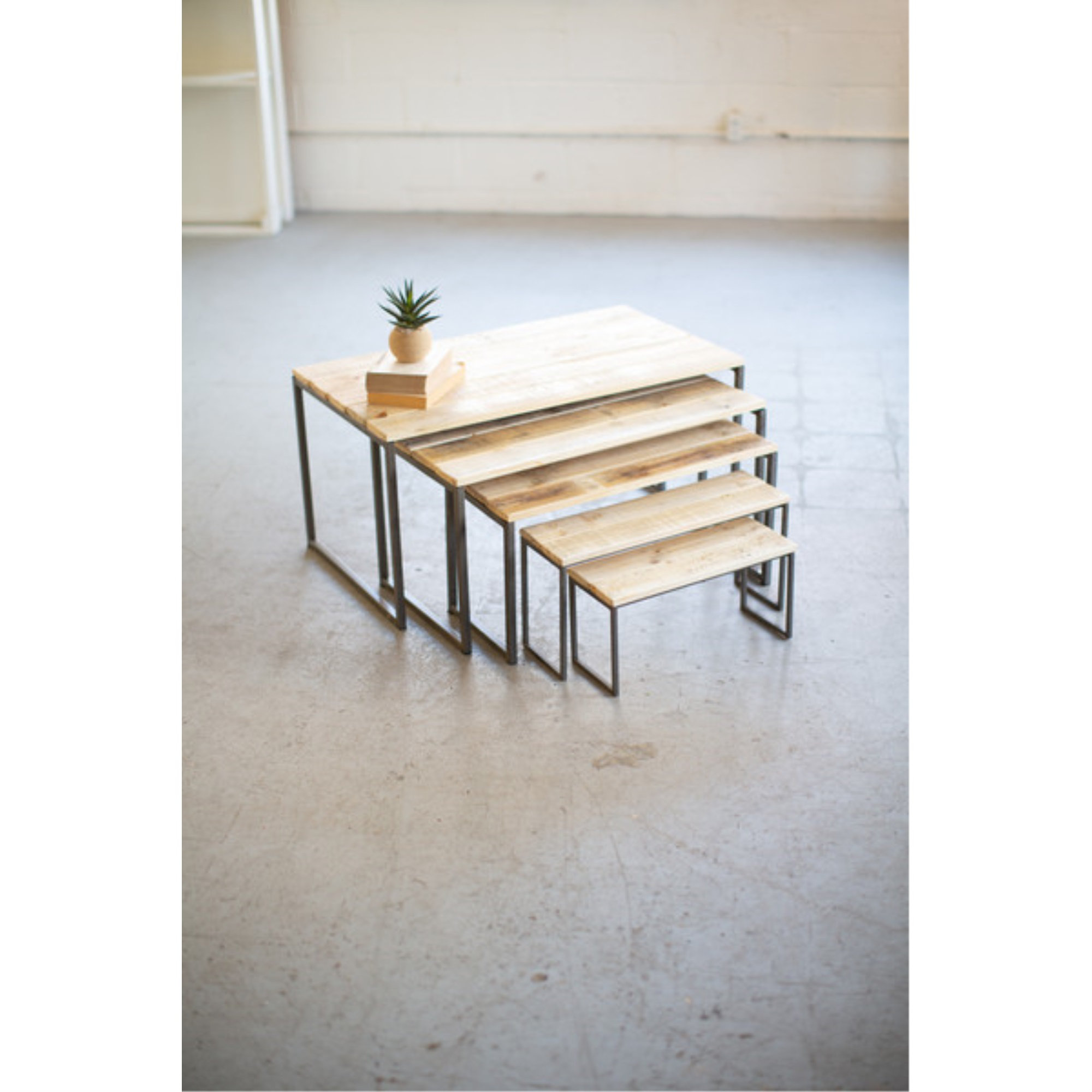 Kalalou Rectangular Nesting Plant Stand | Wayfair