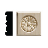 Rosette Applique Molding & Millwork You'll Love | Wayfair