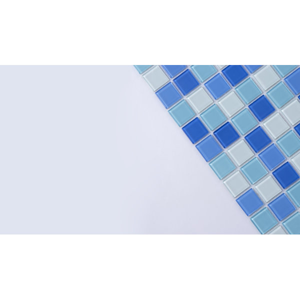 WS Tiles 1" x 1" Straight Edge Glass Mosaic Tile & Reviews | Wayfair