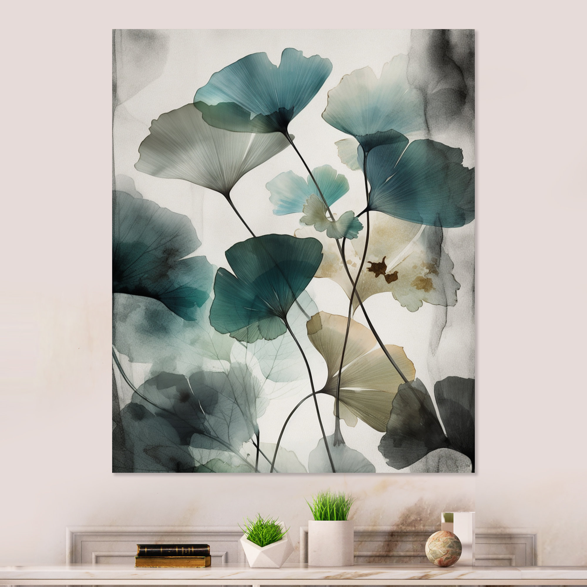 Red Barrel Studio® Green Mystique of Fern - Floral Ferns Metal Wall ...