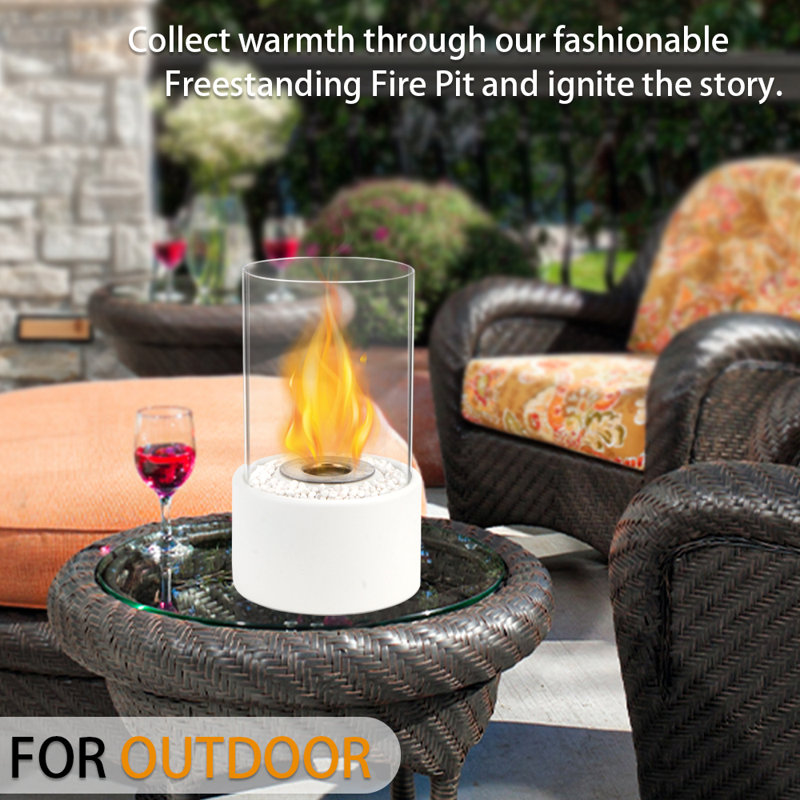 JHY DESIGN Extra Large Tabletop Fire Bowl Pot | Wayfair