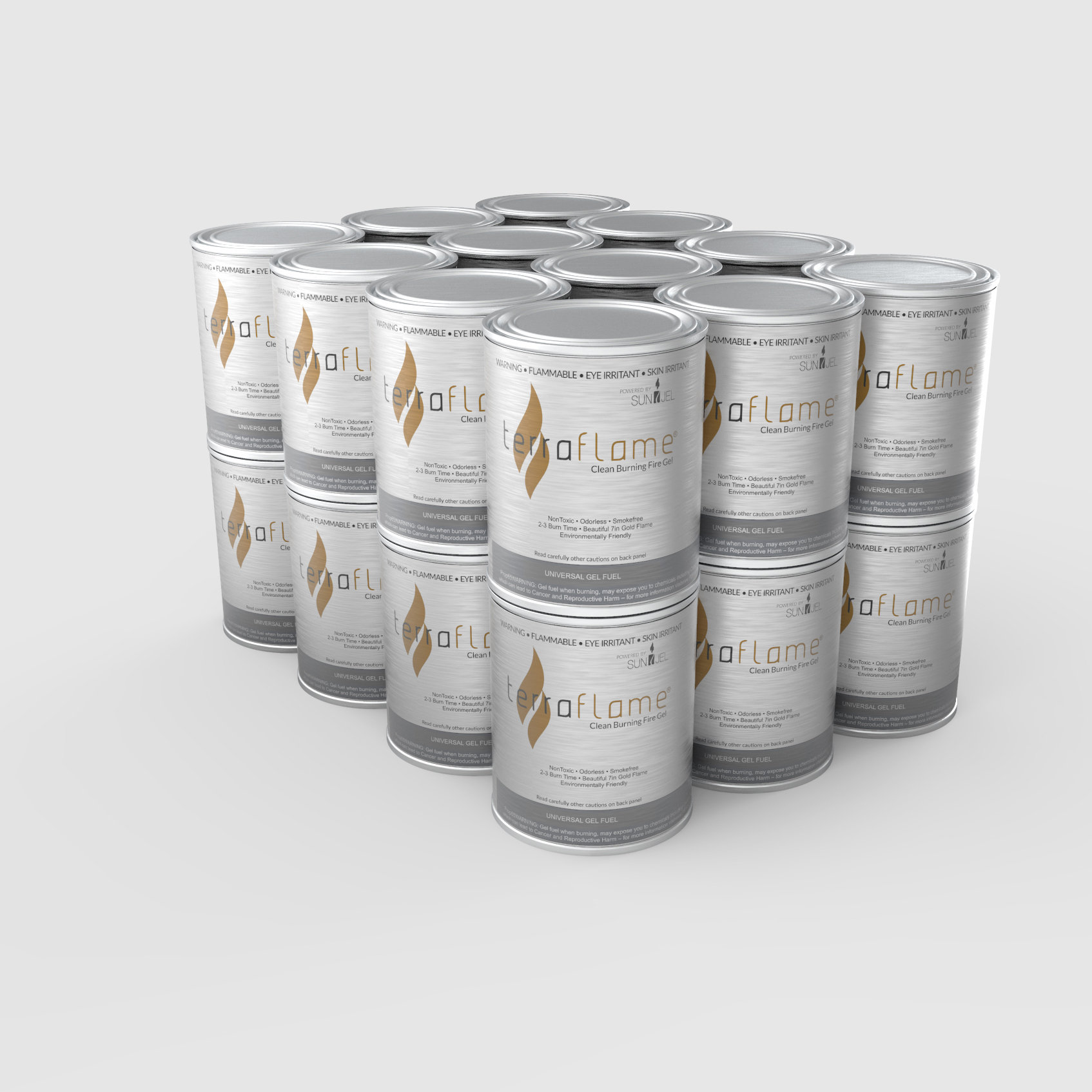 TerraFlame SunJel TerraFlame Pure Gel Fuel Pack of 24 & Reviews | Wayfair