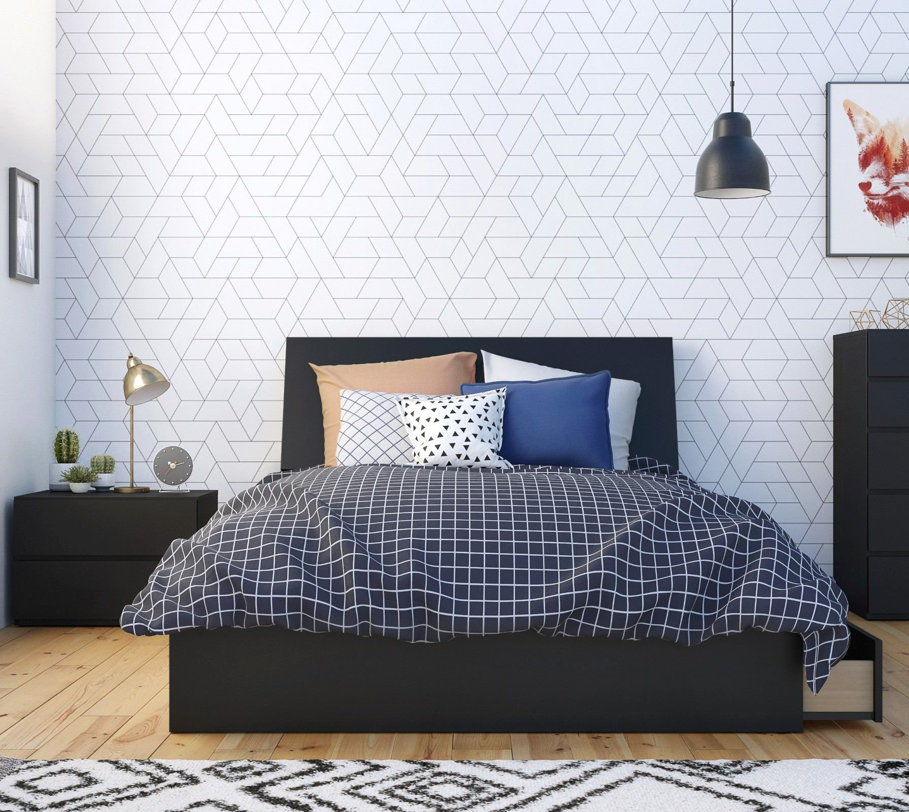 Ebern Designs Frankowski 2 Piece Bedroom Set | Wayfair