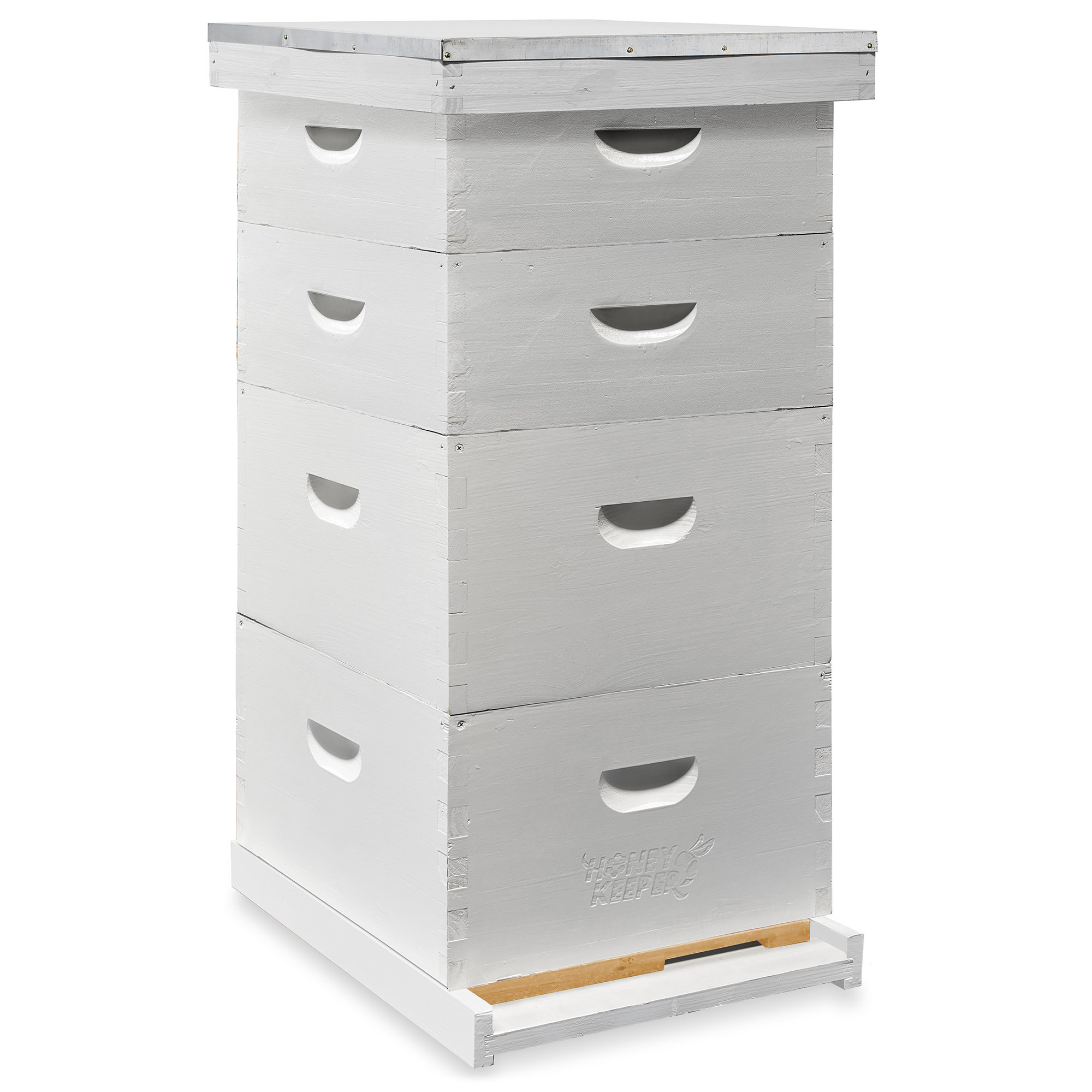Arlmont & Co. Complete Beehive Kit, Painted and Assembled with 10 ...