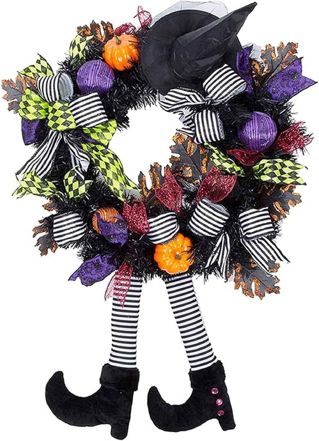 The Holiday Aisle® Halloween Wreath-Halloween Wreaths for Front Door-24 ...