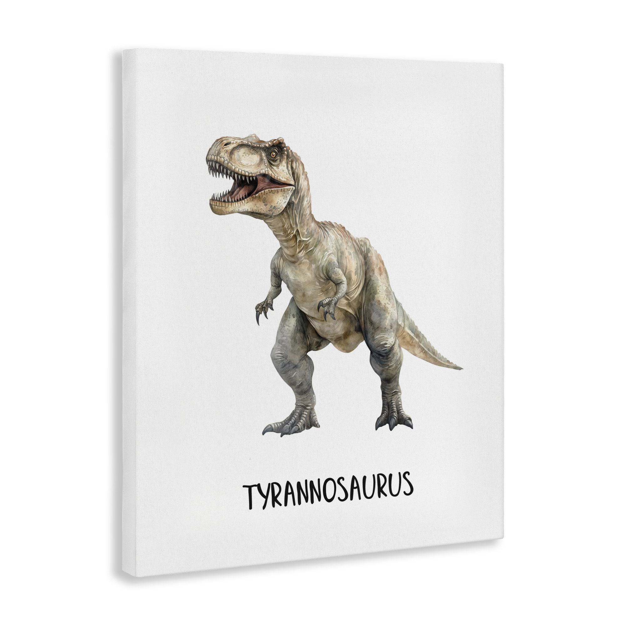 Ebern Designs Meet The Tyrannosaurus Canvas, design by Christine ...