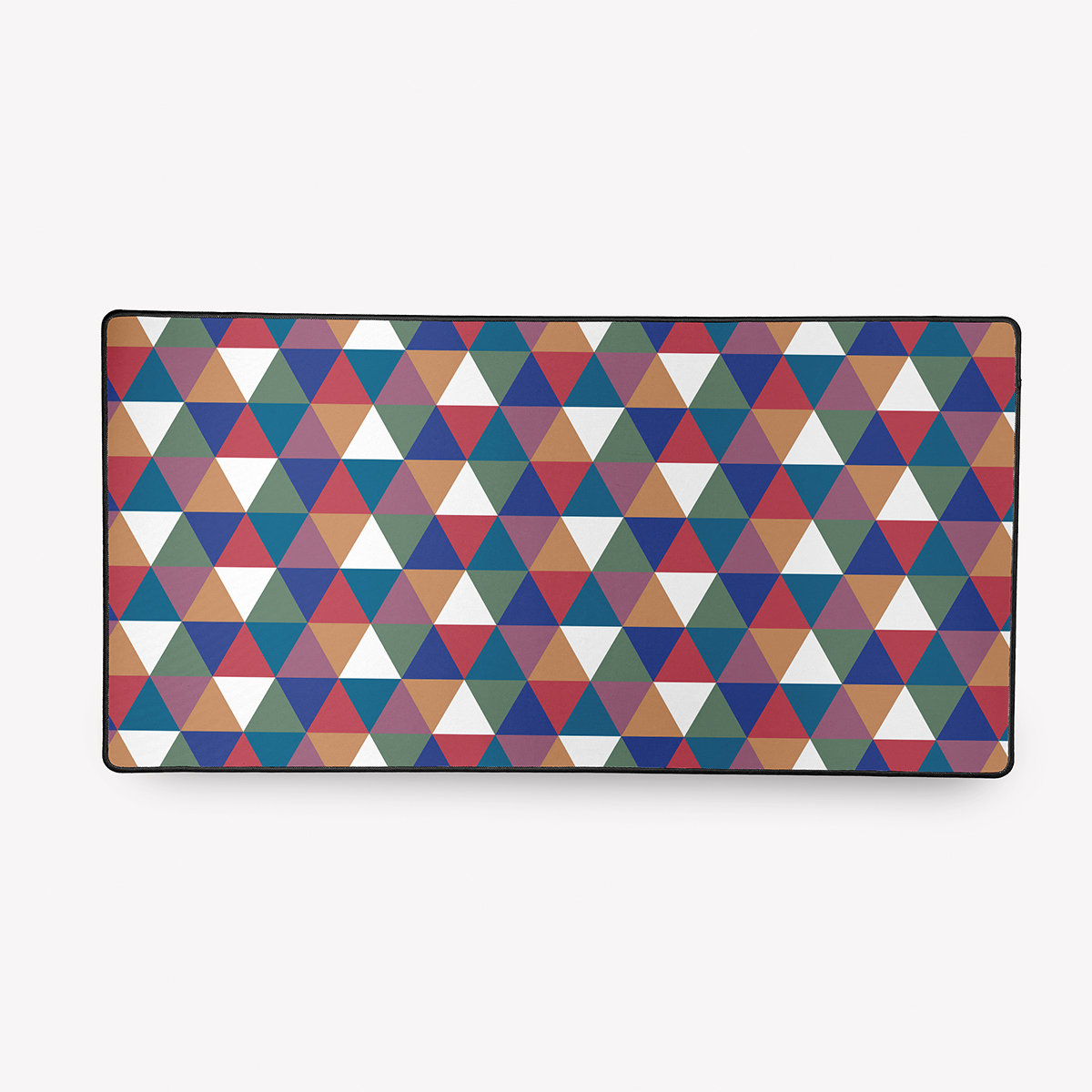 East Urban Home Jefferey 31.5" x 15.75" Large Geometric Desk Mat_5 ...