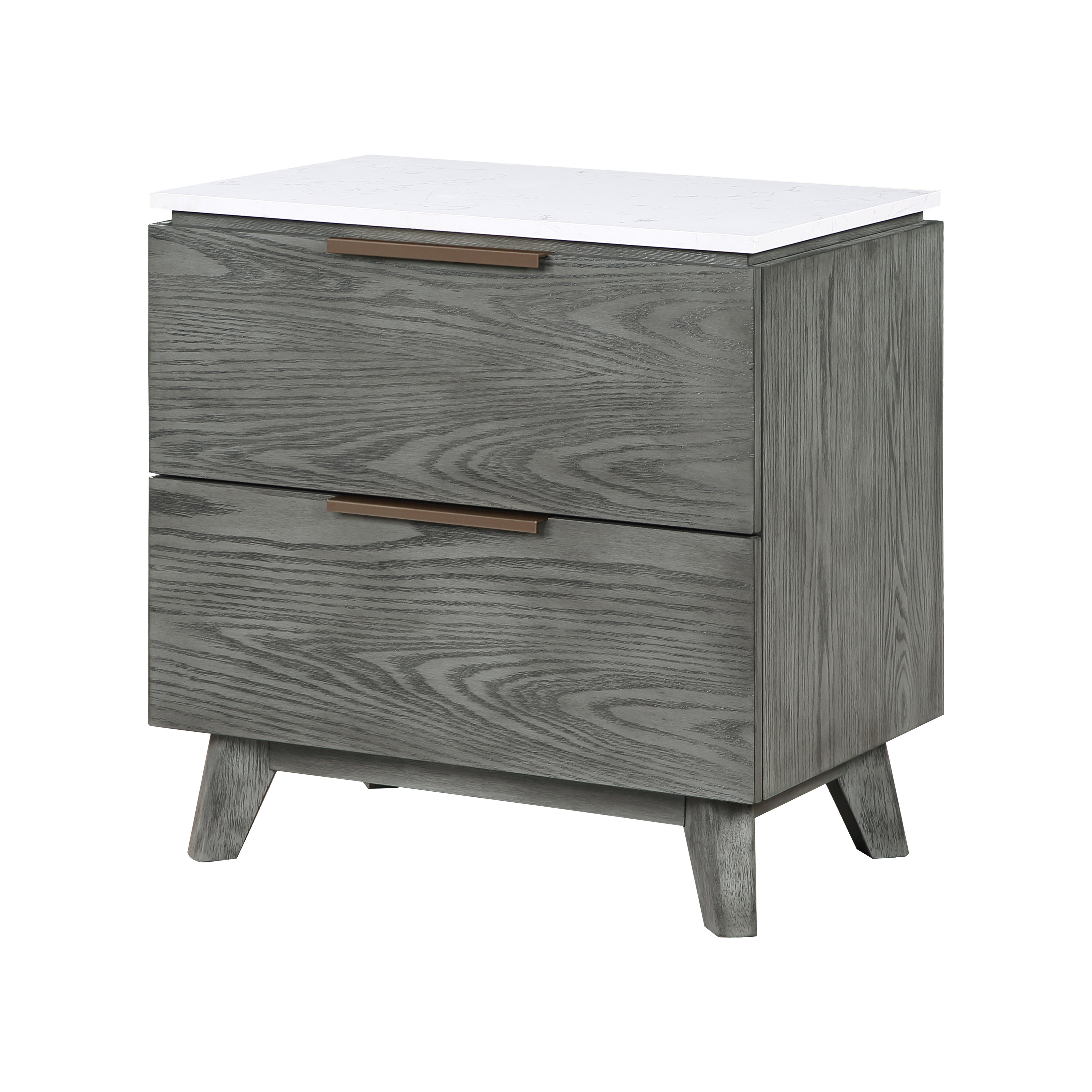 Ebern Designs Modern Grey Nightstand - Wayfair Canada