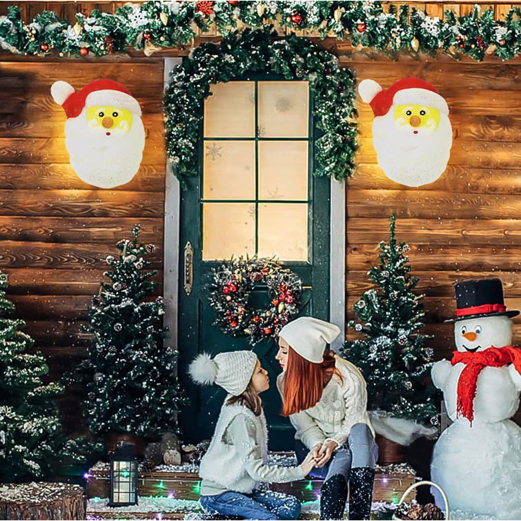 The Holiday Aisle® Santa Porch Lighted Display | Wayfair