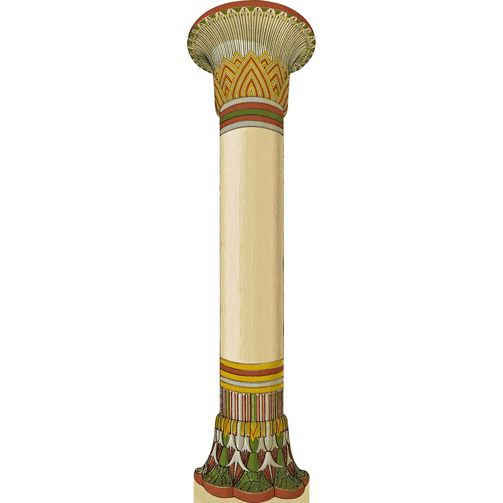 Wet Paint Printing Ancient Egyptian Column 90in Cardboard Cutout ...