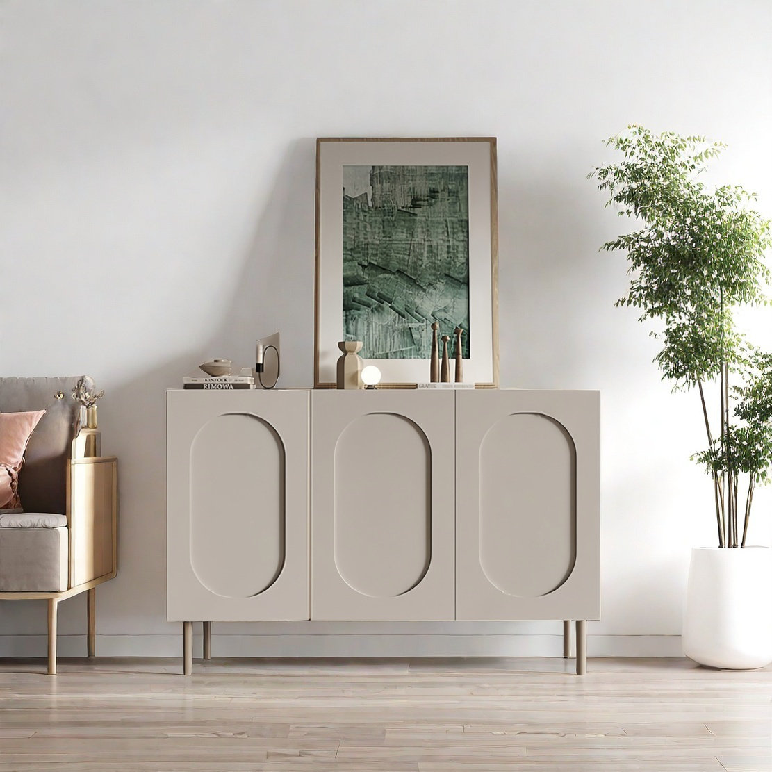 Ruthber Solutions Modern Minimalist Sideboard Cabinet | Wayfair