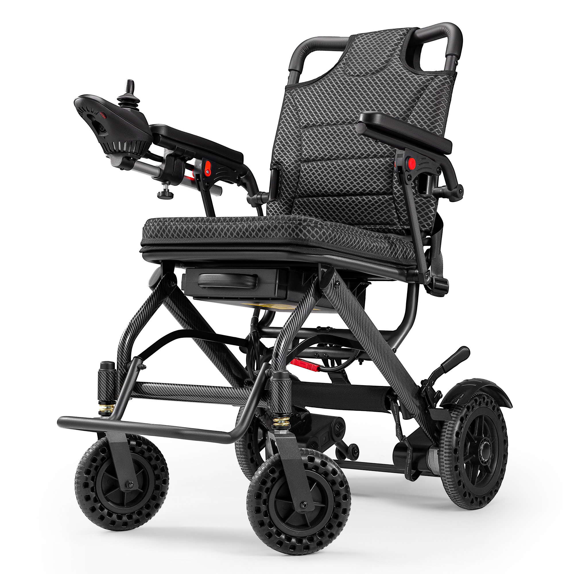 Furgle Ultra-Lightweight Foldable Electric Wheelchair, 33 Lb Portable ...