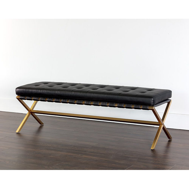 Everly Quinn Daughtrey Upholstered Bench | Wayfair
