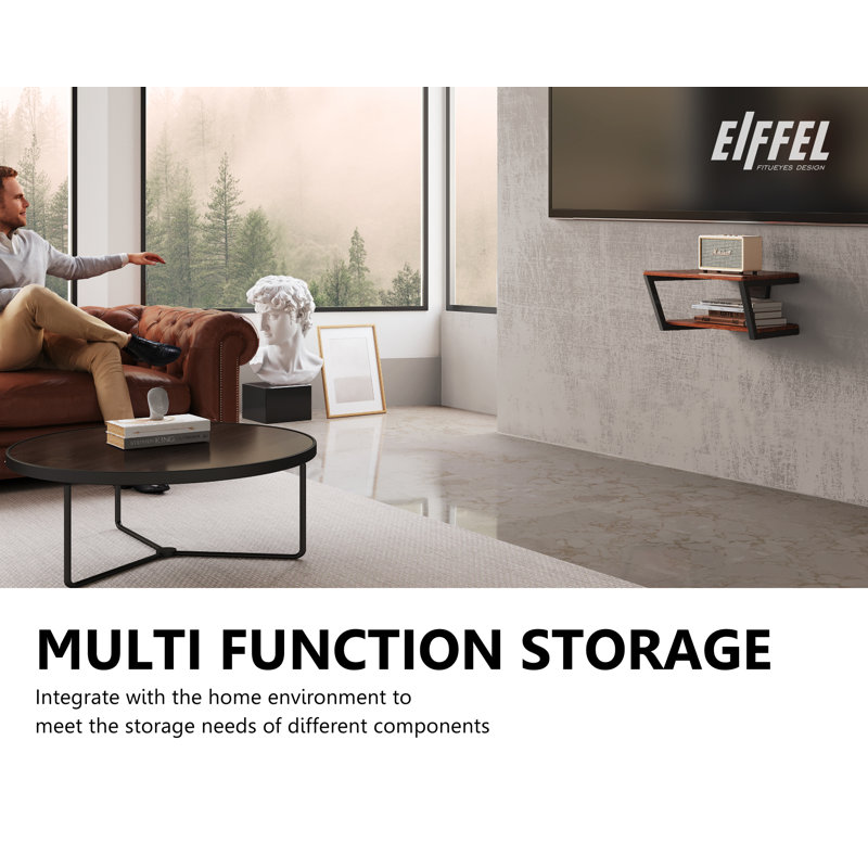Fitueyes Design Floating Media Shelves for DVD Players and TV Box | Wayfair